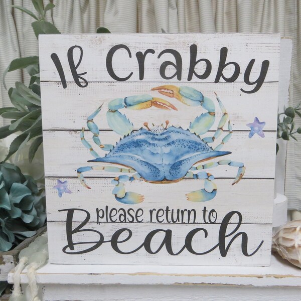 Crab Sign - Etsy