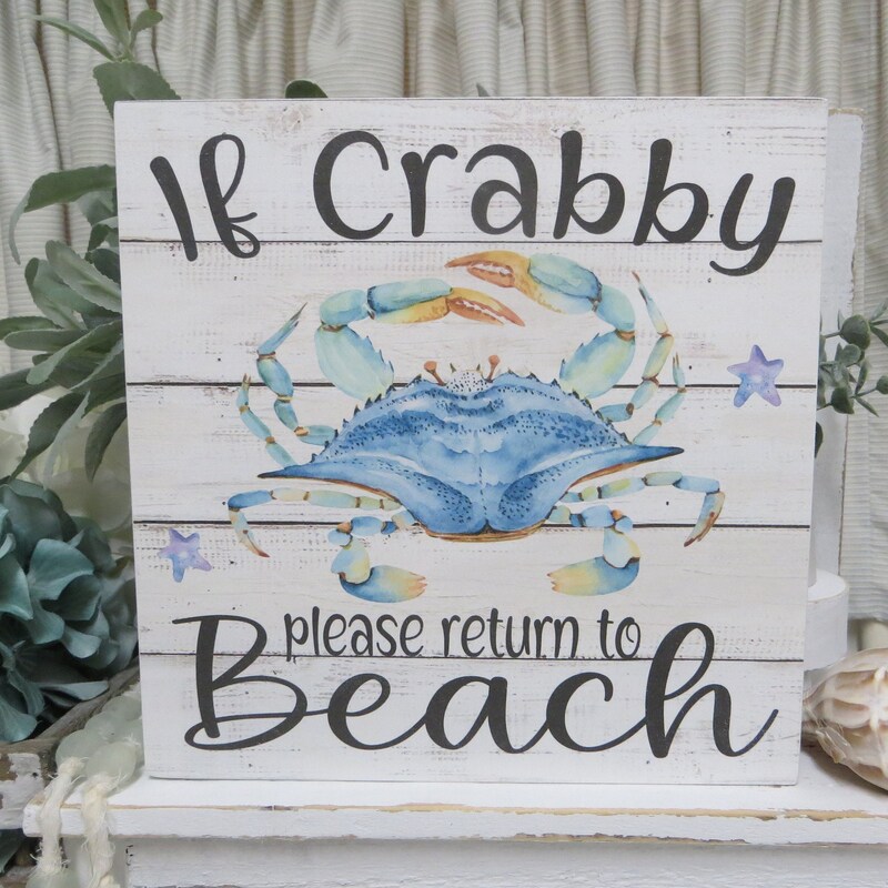 Crab Sign - Etsy