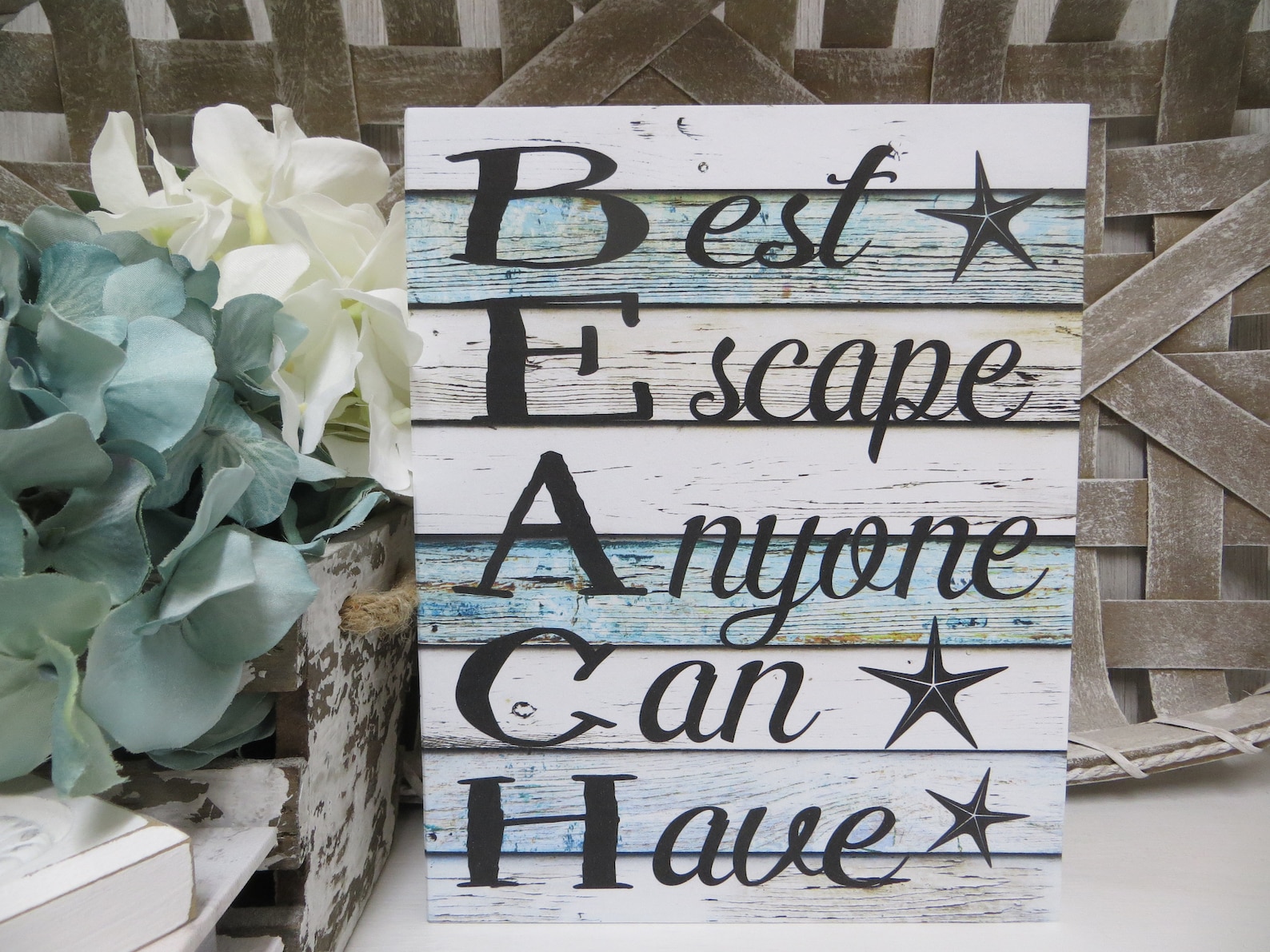Beach Sign beach...best Escape Anyone Can Have - Etsy
