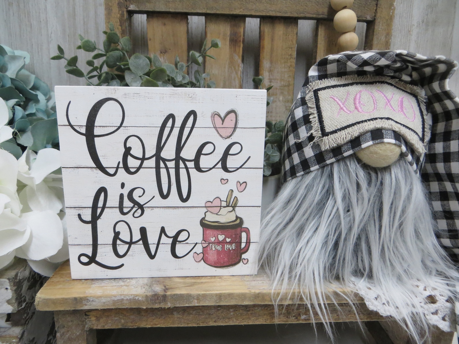 Valentine Sign / Valentine Coffee Sign / Coffee is Love / - Etsy