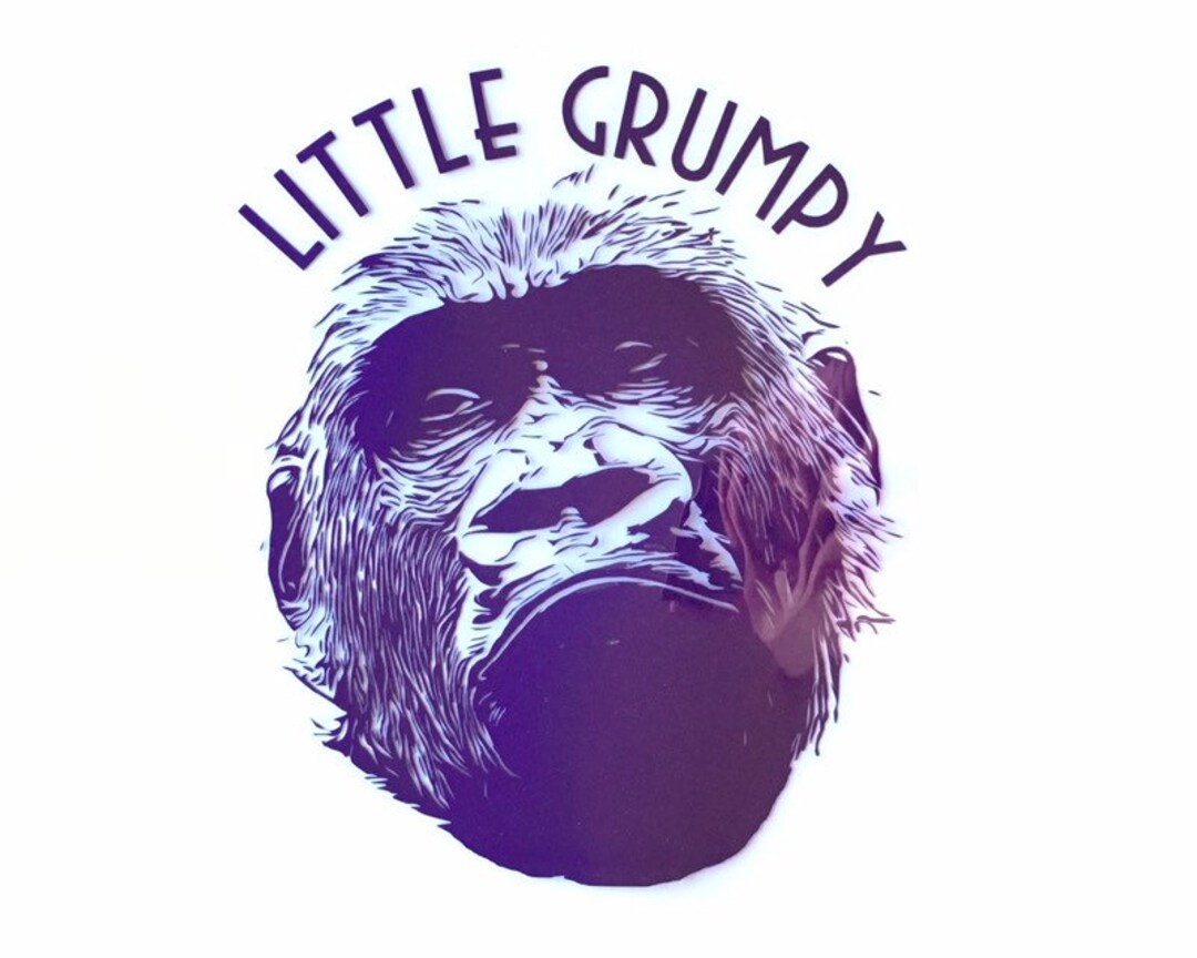 Monkey Heat Transfer Vinyl Decal for Clothing, HTV Decal, Iron-on Decal ...