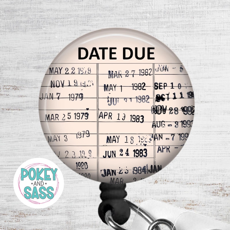 Library Book Badges - Etsy