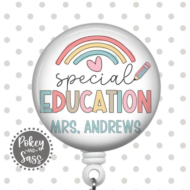 Special Education Name Badge - Etsy