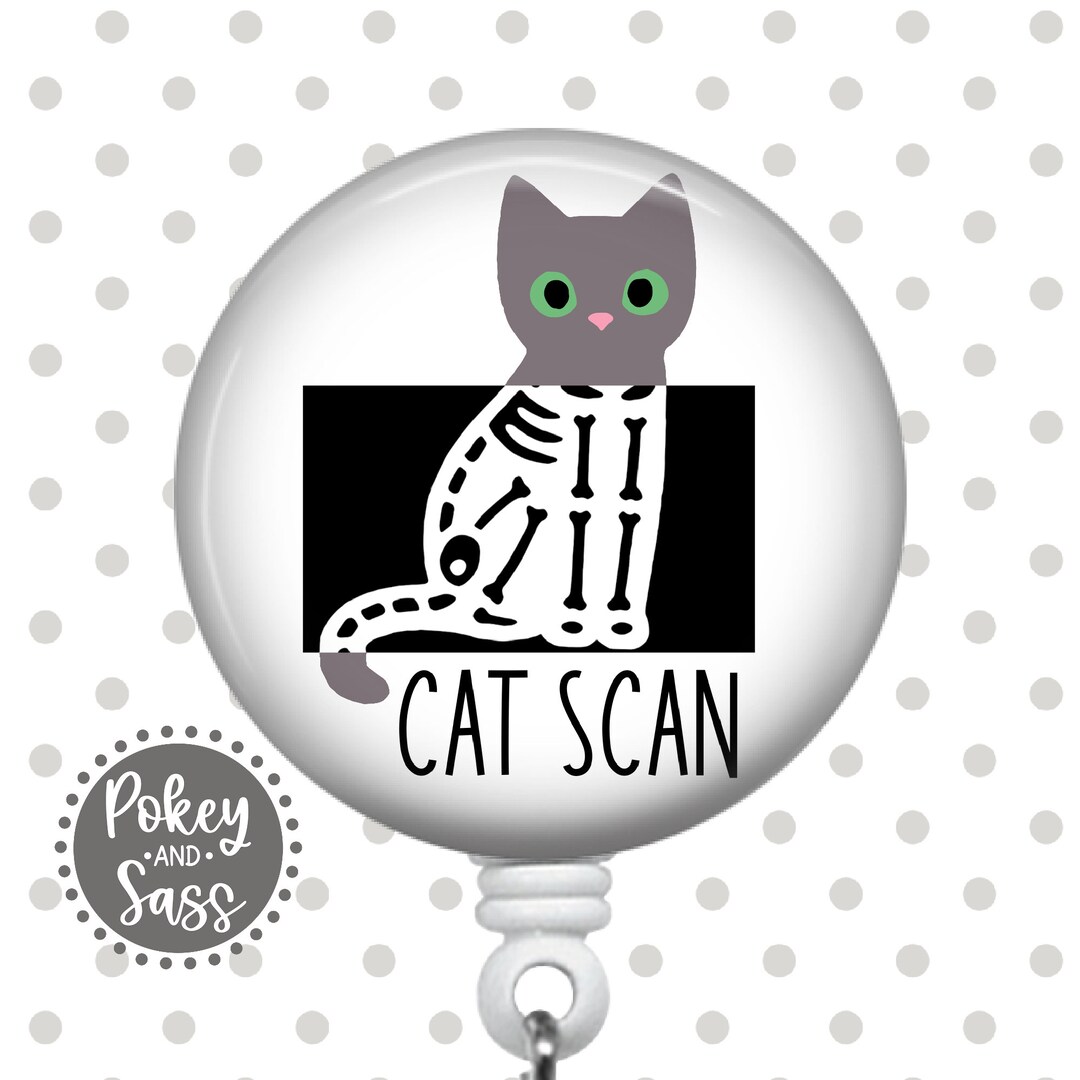 Cat Scan Badge Reel Radiologist Badge Reel Radiology Badge - Etsy