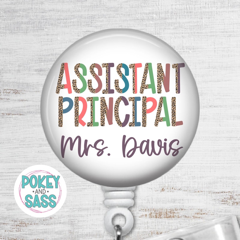 Badge Reel for Principal - Etsy