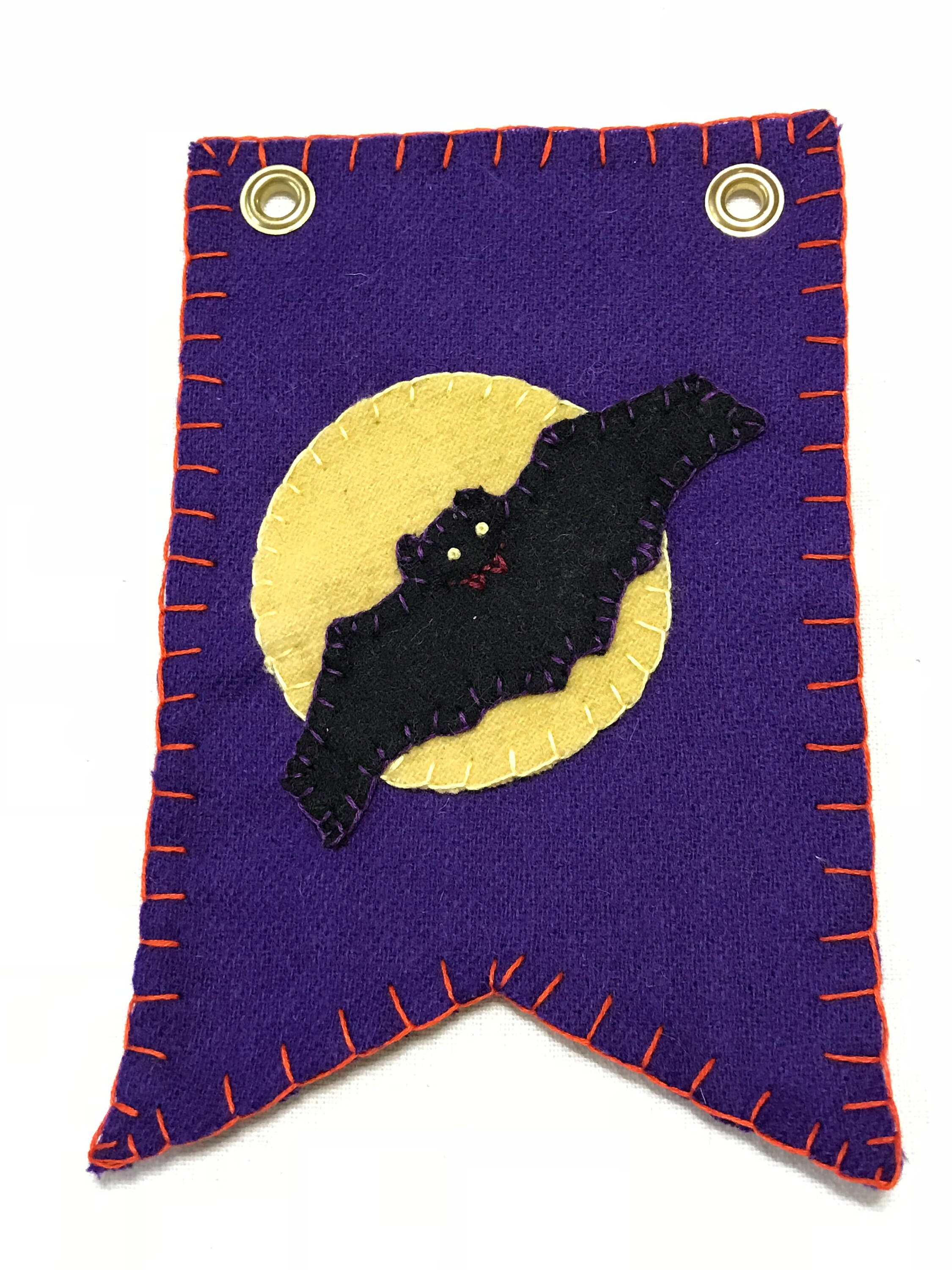 Bat Bunting - Wool Appliqué Pattern - Etsy