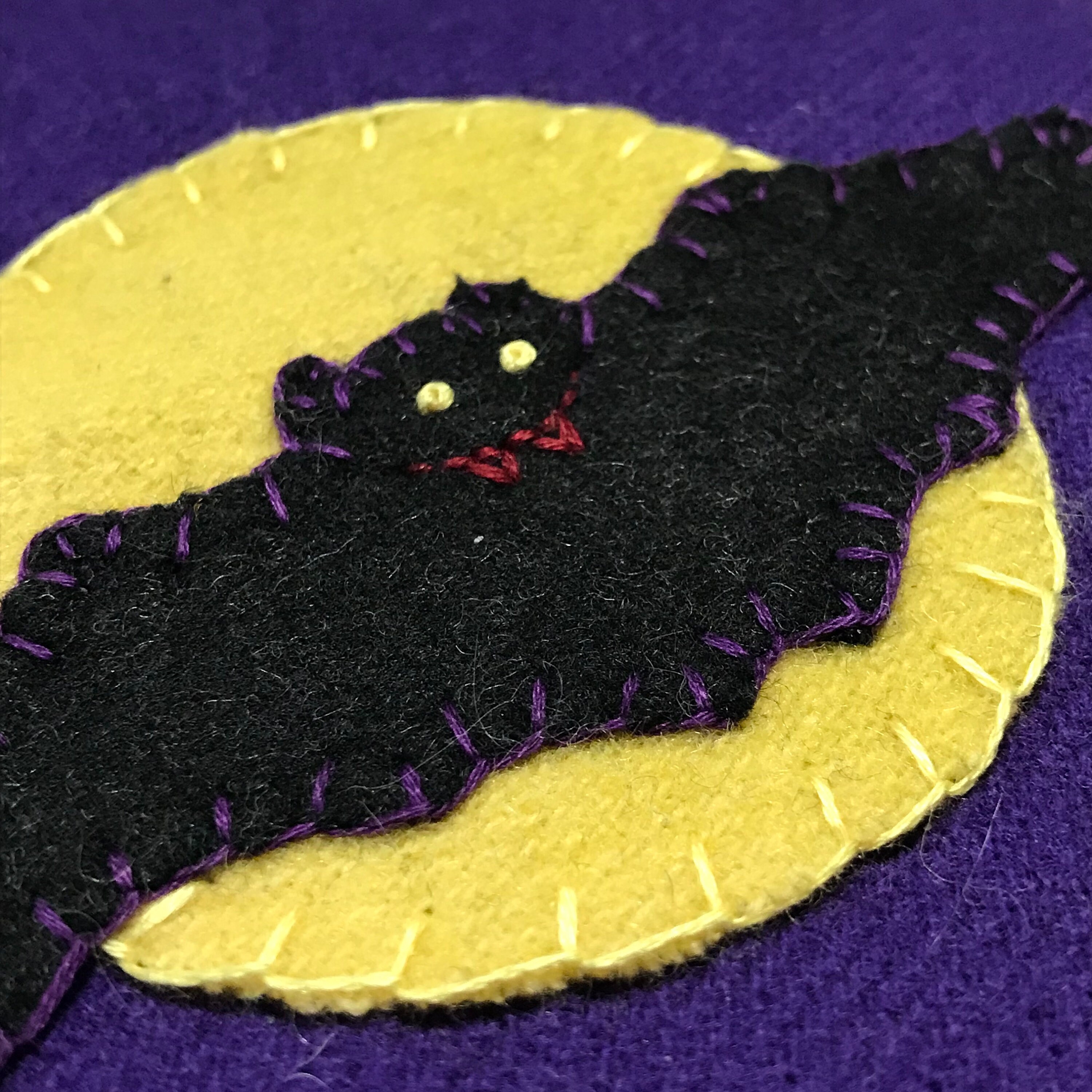 Bat Bunting - Wool Appliqué Pattern - Etsy