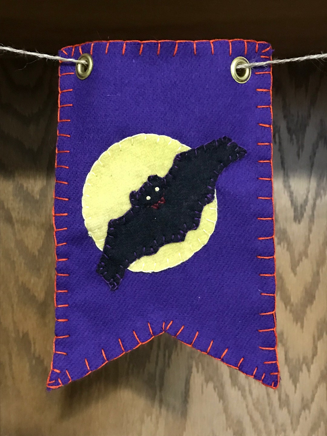 Bat Bunting - Wool Appliqué Pattern - Etsy