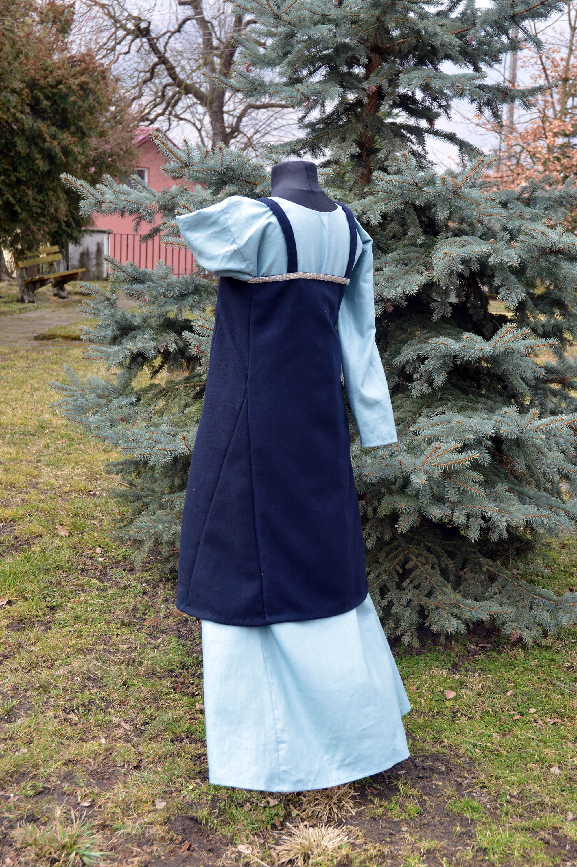 A Set of Handsewn Viking Clothes! Viking Dress and Apron, Hangerock ...
