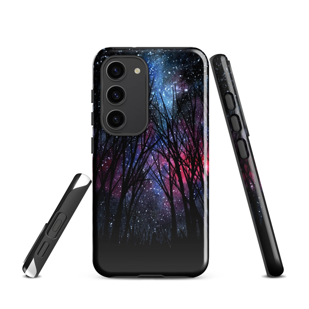 Tree Silhouette Stary Sky Tough Case for Samsung® Stary Sky Phone Case ...