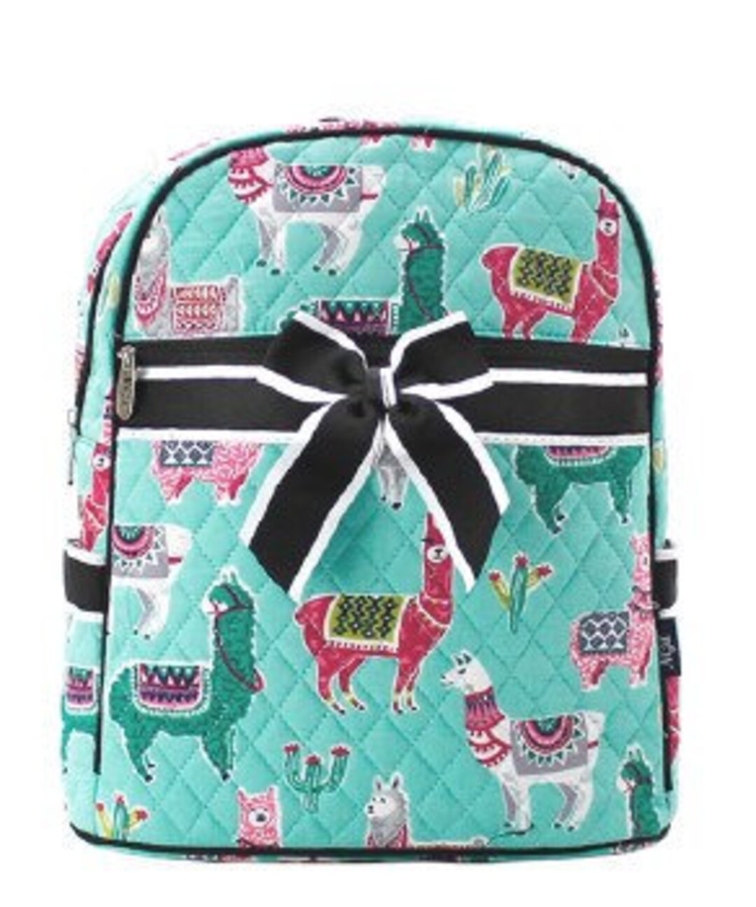Monogrammed/personalized Quilted Llama Backpack/bookbag, Toddler Bag ...