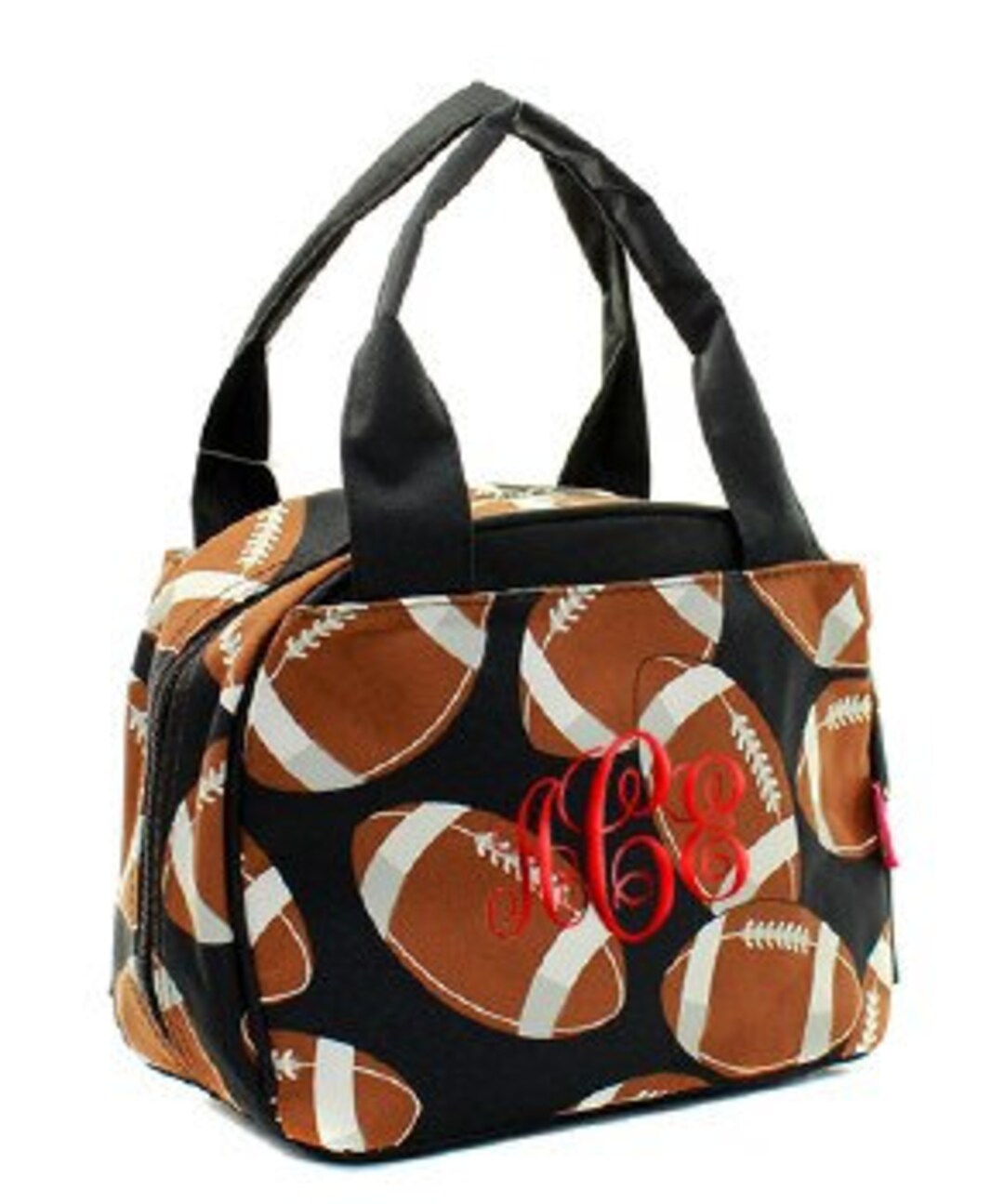 Monogrammed/personalized Football Lunch Tote/bag, Kids Gift, Womens ...