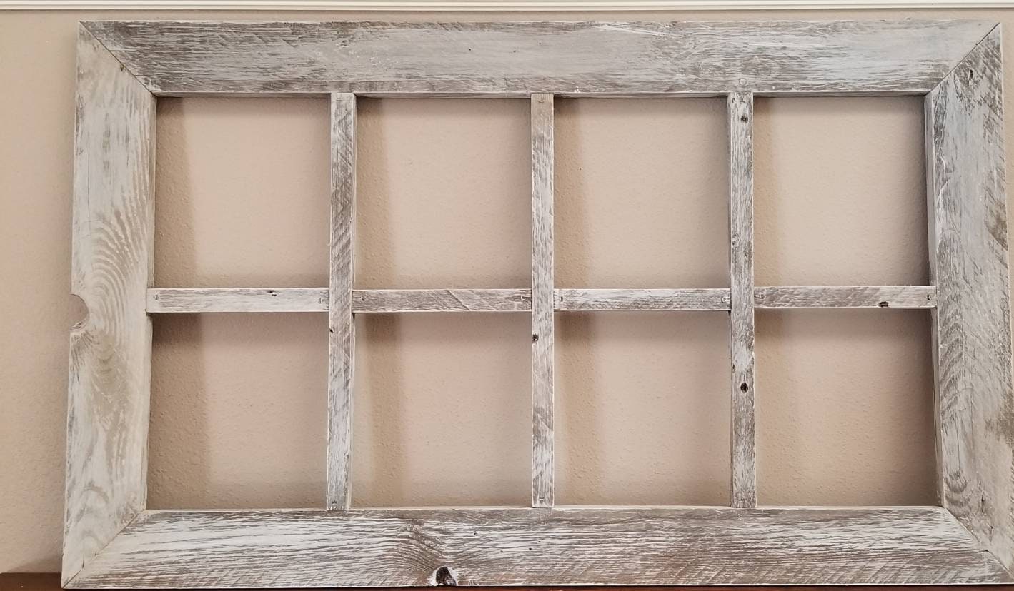 Farmhouse 6 panel window with chicken wire | Etsy