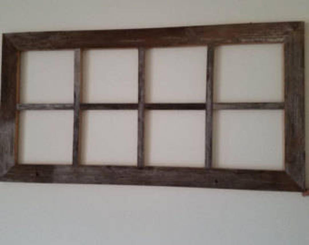 Country Style Recycled Wood 8 Panel Window/no Glass - Etsy