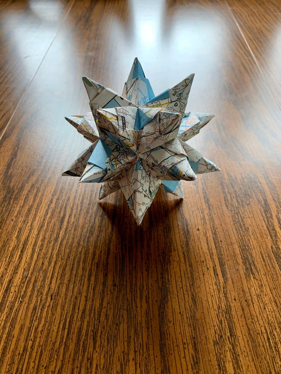 US Map Origami - Etsy