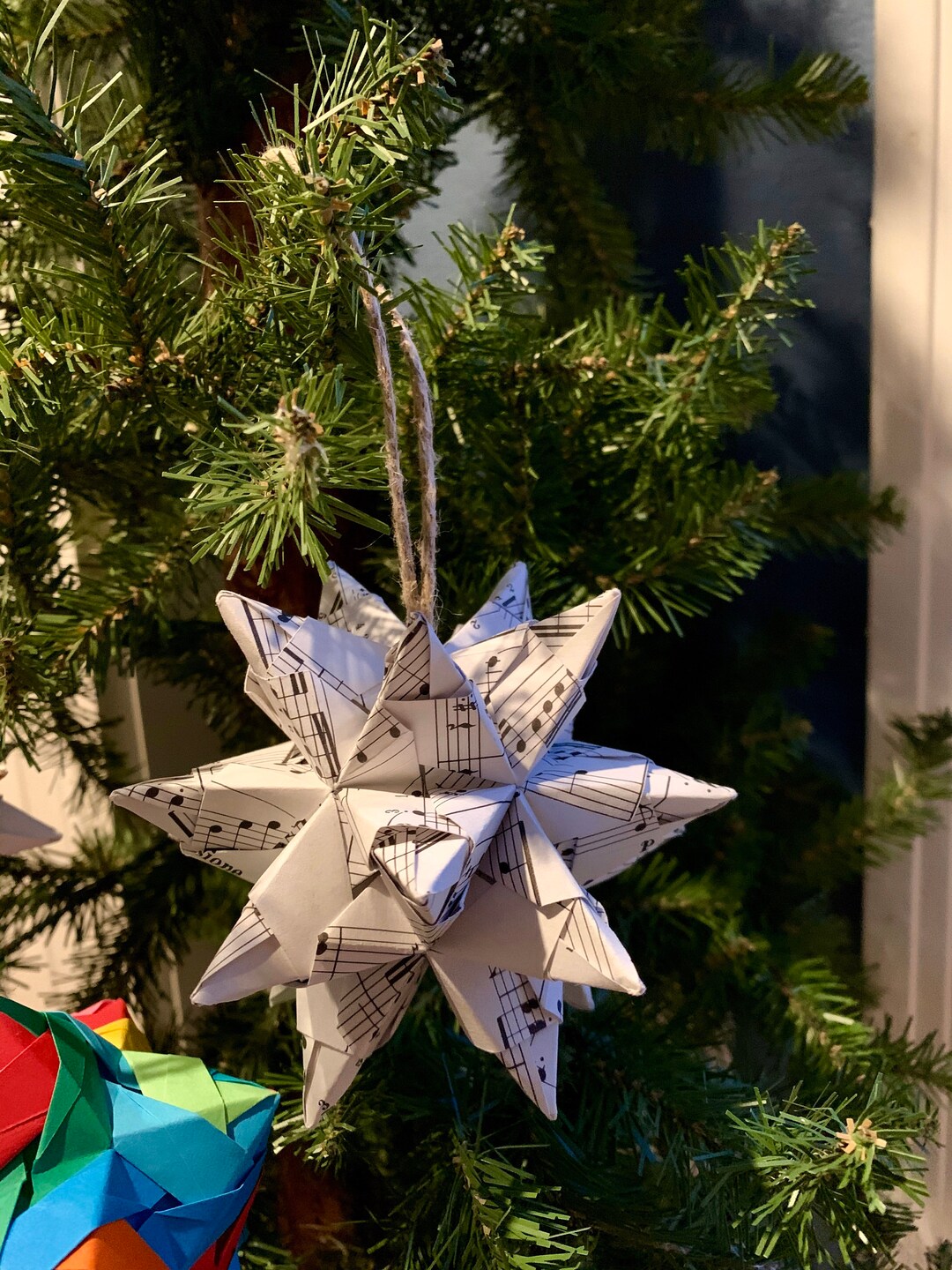 Music Ornament - Origami - Etsy