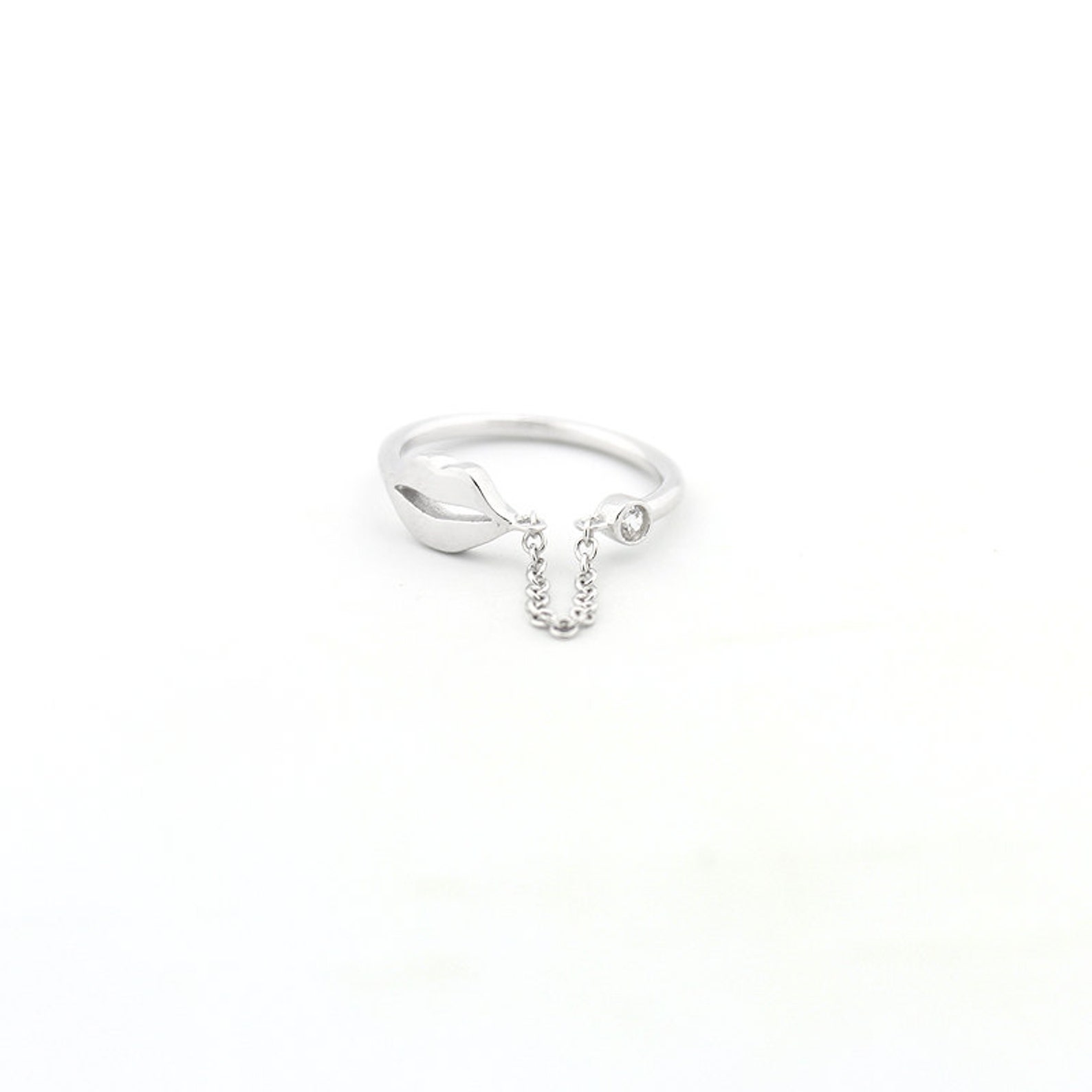Sterling Silver Knuckle Ring Lip Design Above Knuckle Ring - Etsy