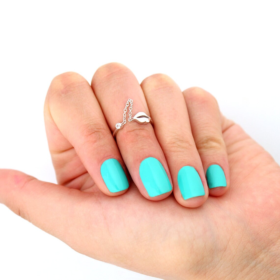 Sterling Silver Knuckle Ring Lip Design Above Knuckle Ring - Etsy