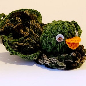 The Amazing Pooping Duck, Crochet Duck Candy Dispenser - Etsy