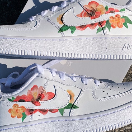 Vine/plant Design Custom Air Force 1's af1s - Etsy