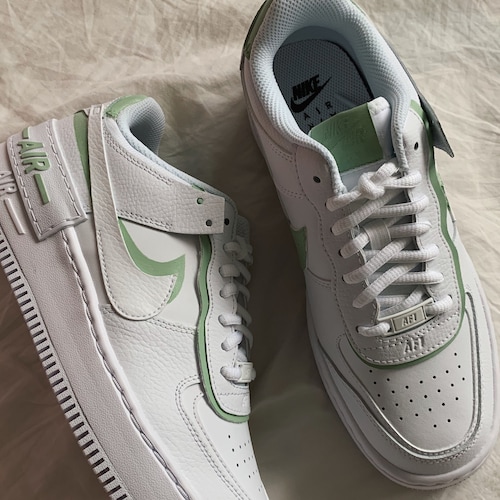 Two-tone Green Colorblock Custom Air Force 1's af1s - Etsy Canada