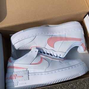 Baby Pink Shadow Custom Air Force 1's af1s - Etsy Canada
