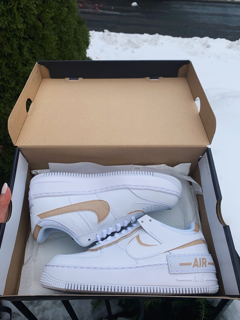 Tan Shadow Custom Air Force 1's af1s - Etsy Canada