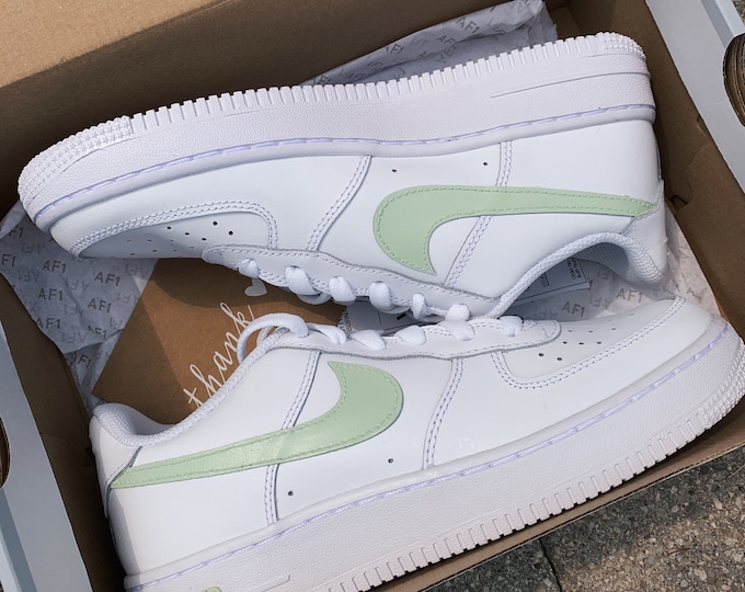 Custom Sage Green Air Force 1s Green AF1 - Etsy