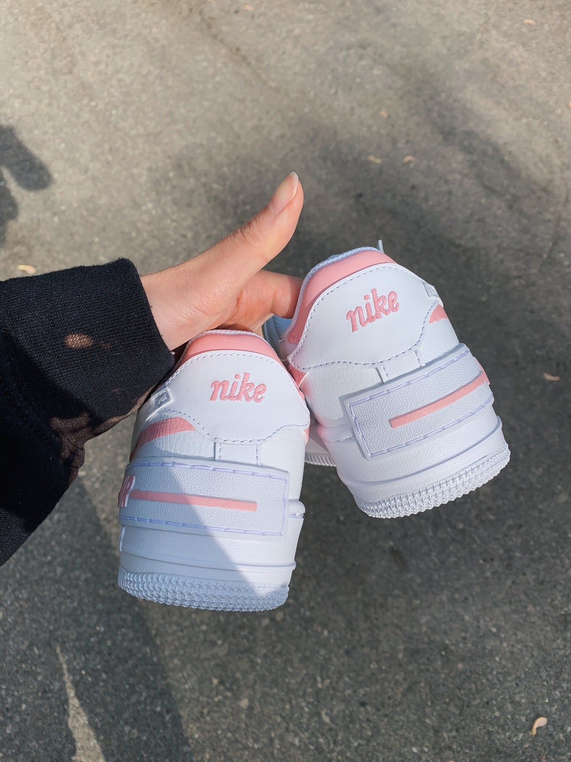 Baby Pink Shadow Custom Air Force 1's af1s - Etsy Canada