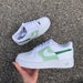 Two-tone Green Colorblock Custom Air Force 1's af1s - Etsy Canada