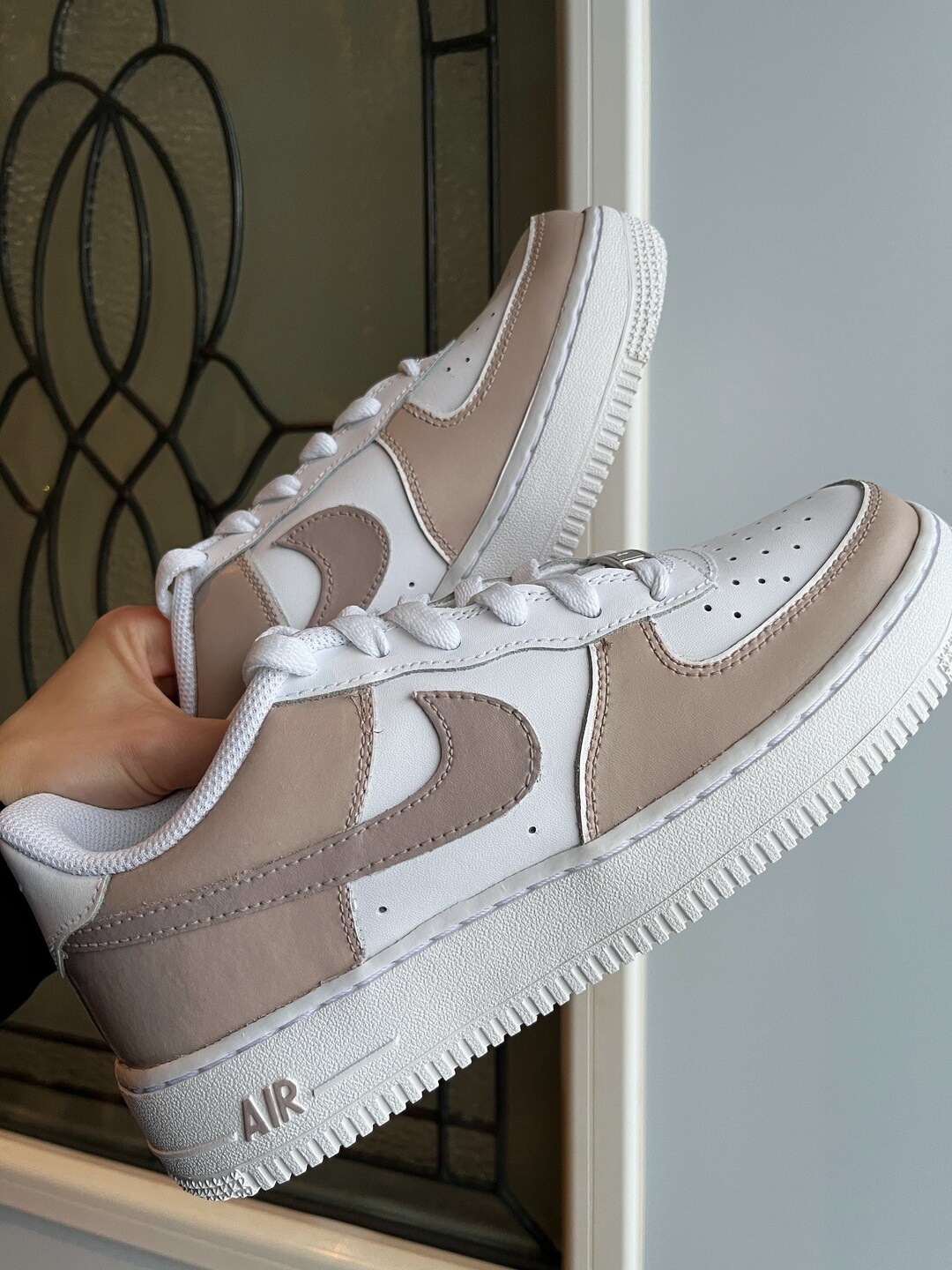 Mocha Brown Custom Air Force 1's (af1s) - Etsy
