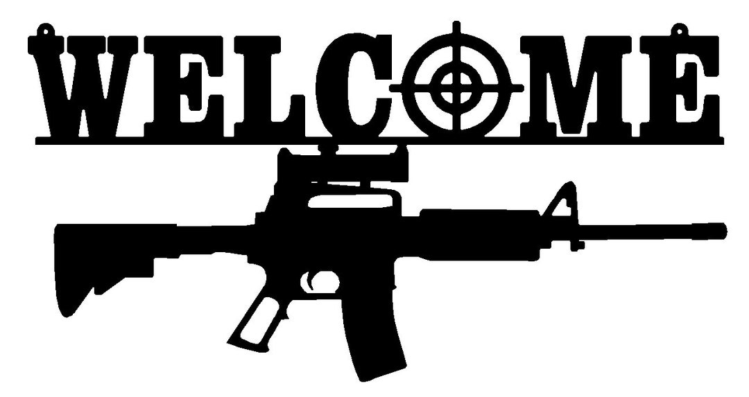 DXF File Welcome A/R 15 Sign - Etsy