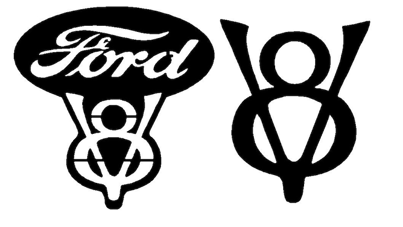 DXF File Ford V8 - Etsy
