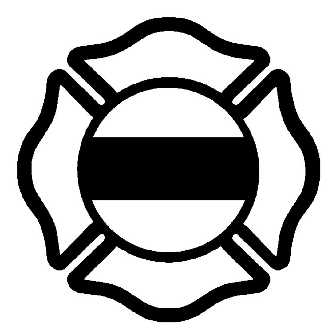 DXF File Fireman's Maltese Cross Monogram - Etsy