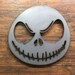 Smiling Skull Metal Wall Art Decor Jack Skellington Halloween - Etsy