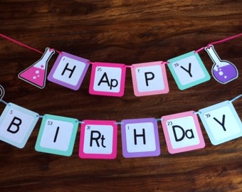 Periodic Table Happy Birthday - Etsy