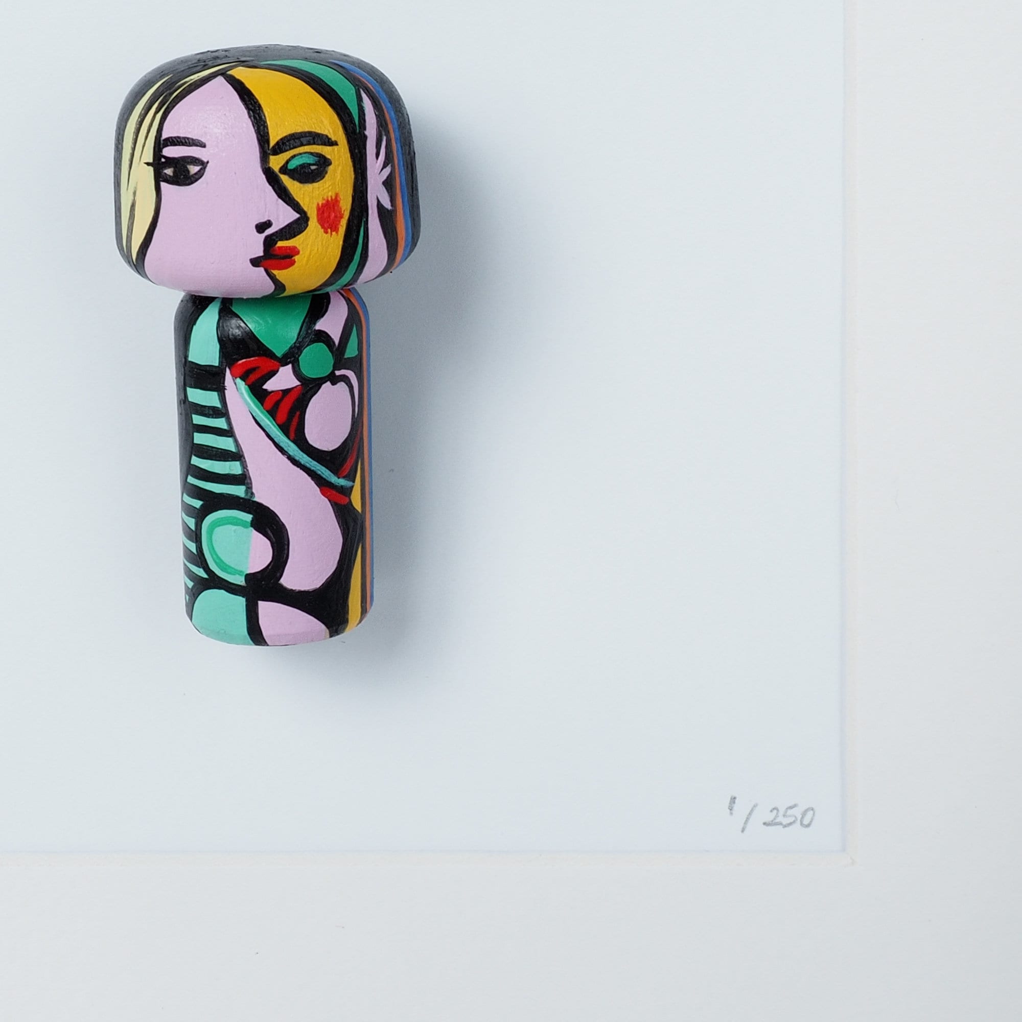 Mona Lisa Mini Kokeshi - Leonardo Da Vinci (limited Edition) Peg Dolls ...