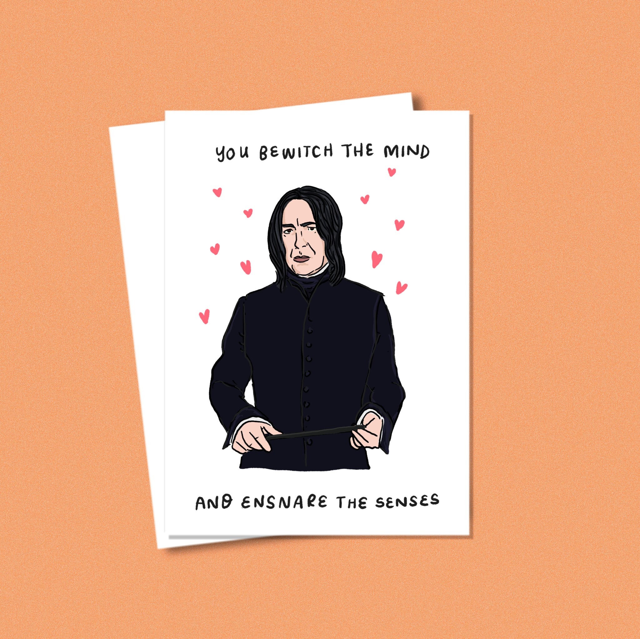 Severus Snape Galentine's Valentine's Day Greeting Card - Etsy