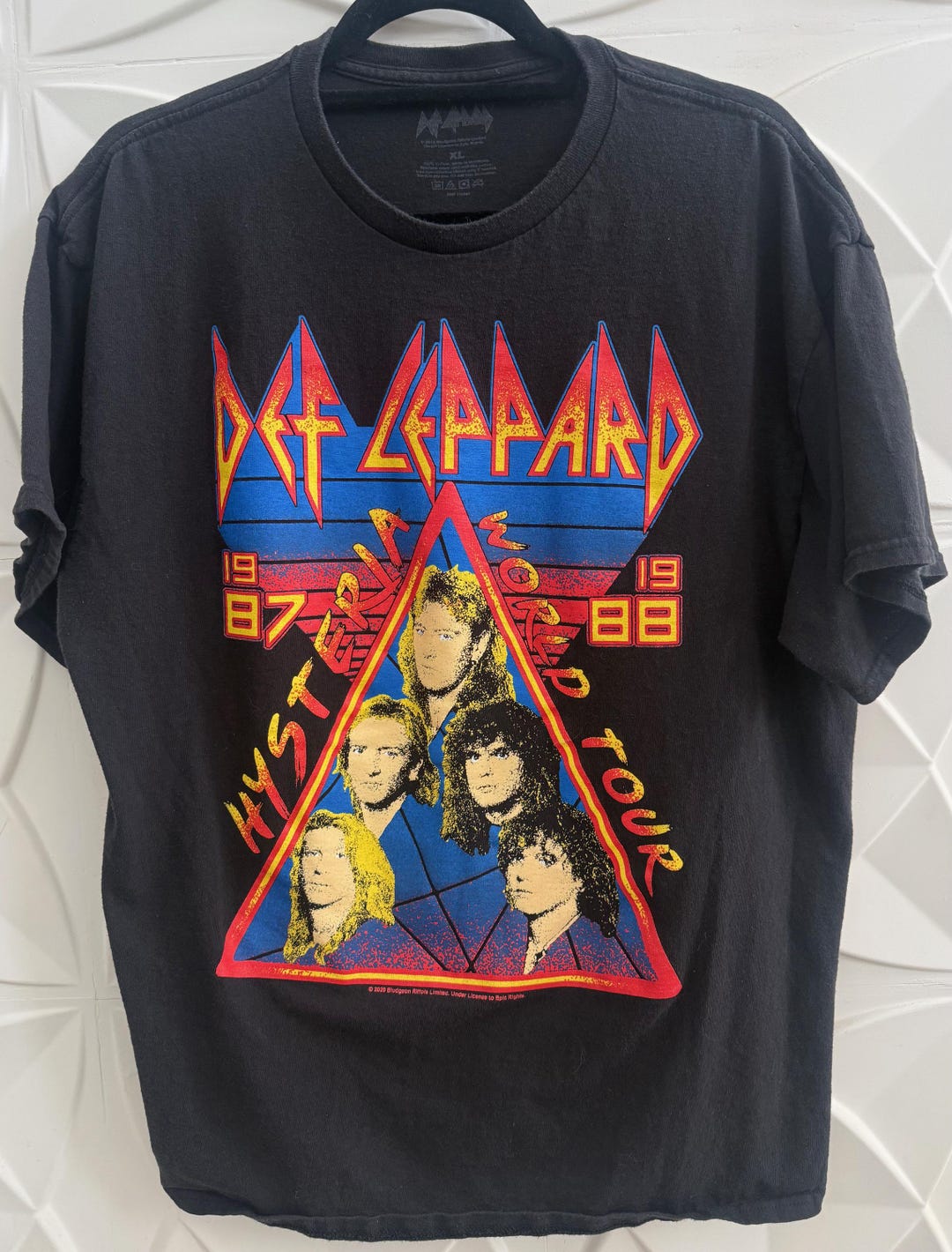 Vintage Def Leppard Hysteria World Tour 87 88 T-shirt, Sz XL - Etsy