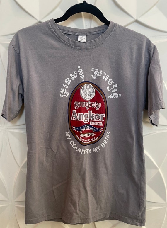 Vintage angkor beer shirt - Gem