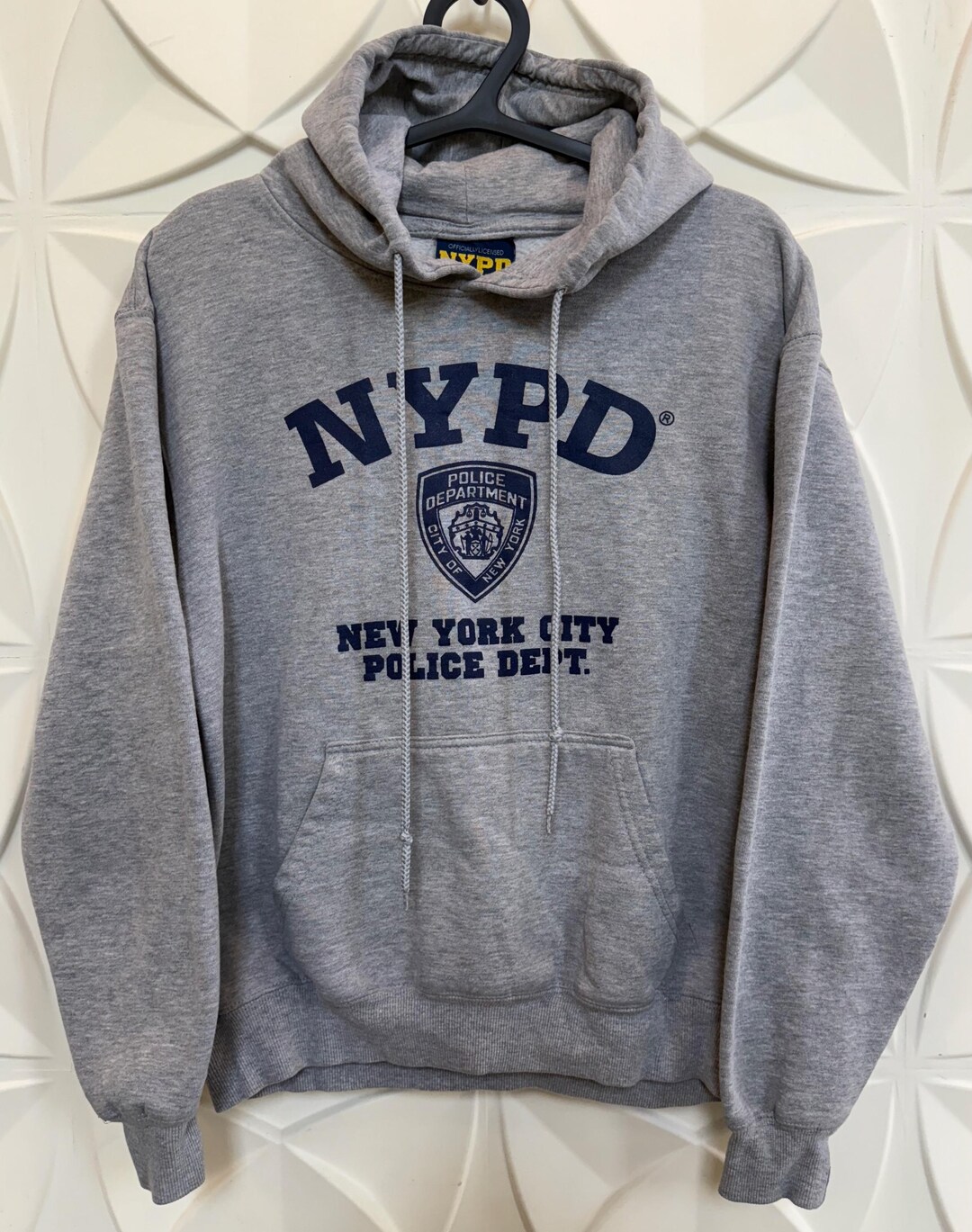Vintage NYPD Hooded Sweatshirt, New York Police Department, Sz S - Etsy