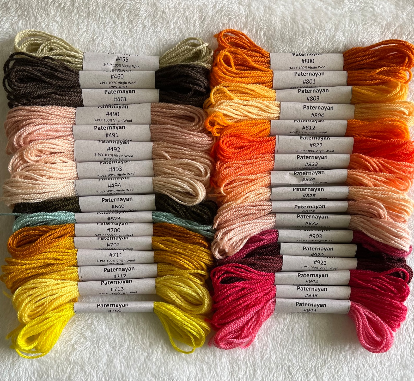 Paternayan Needlepoint Persian Wool Yarn 8 Yds 3 Ply Skeins in - Etsy