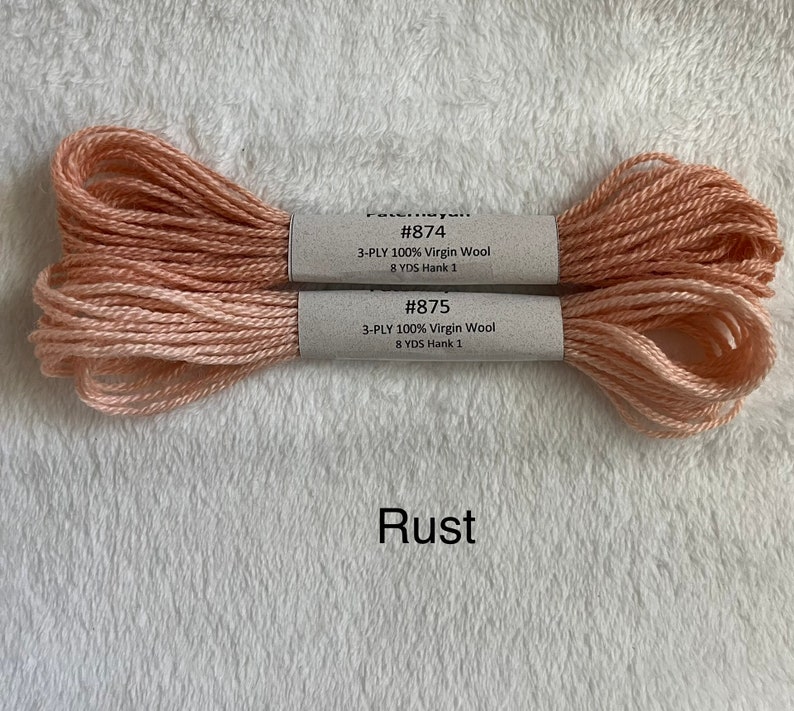 Paternayan Needlepoint Persian Wool Yarn 8 Yds 3 Ply Skeins in 33 ...