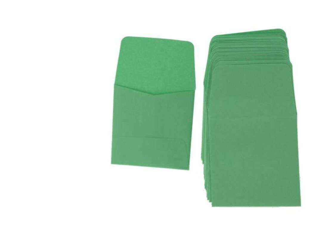 Guardhouse Green Archival Paper Coin Envelopes, 2x2, 50 Pack - Etsy