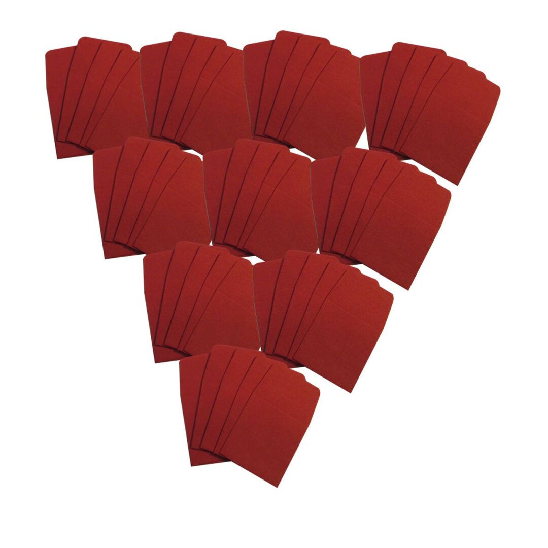 Guardhouse Red Archival Paper Coin Envelopes, 2x2, 100 Pack - Etsy