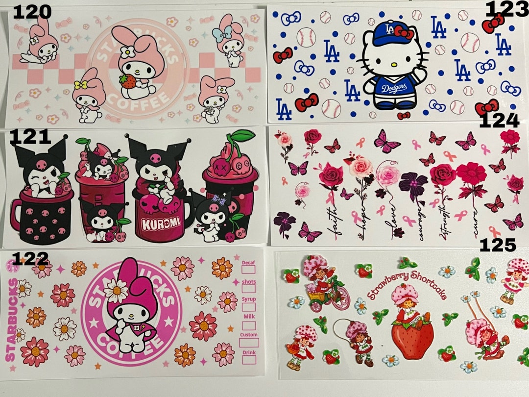 16oz UV DTF Wraps - Etsy