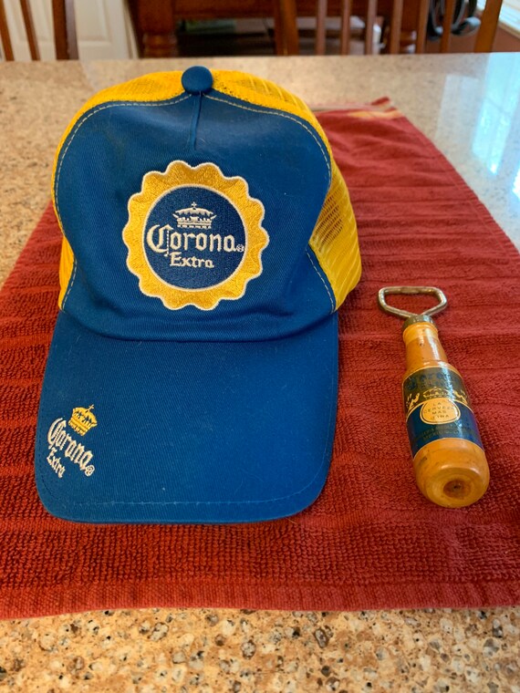 Corona Extra Trucker Cap with Vintage Corona Extra Wo… - Gem