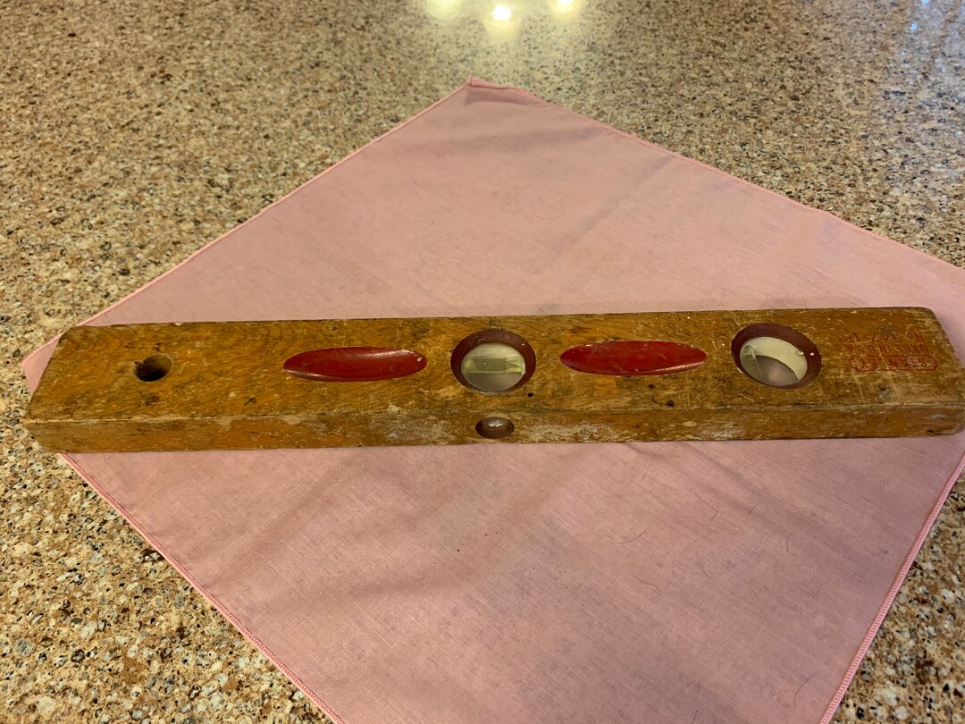 Vintage Wooden Level - Etsy
