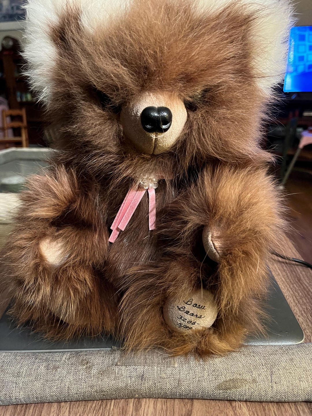 BASU Mink Handcrafted Stuffed Bear - Etsy