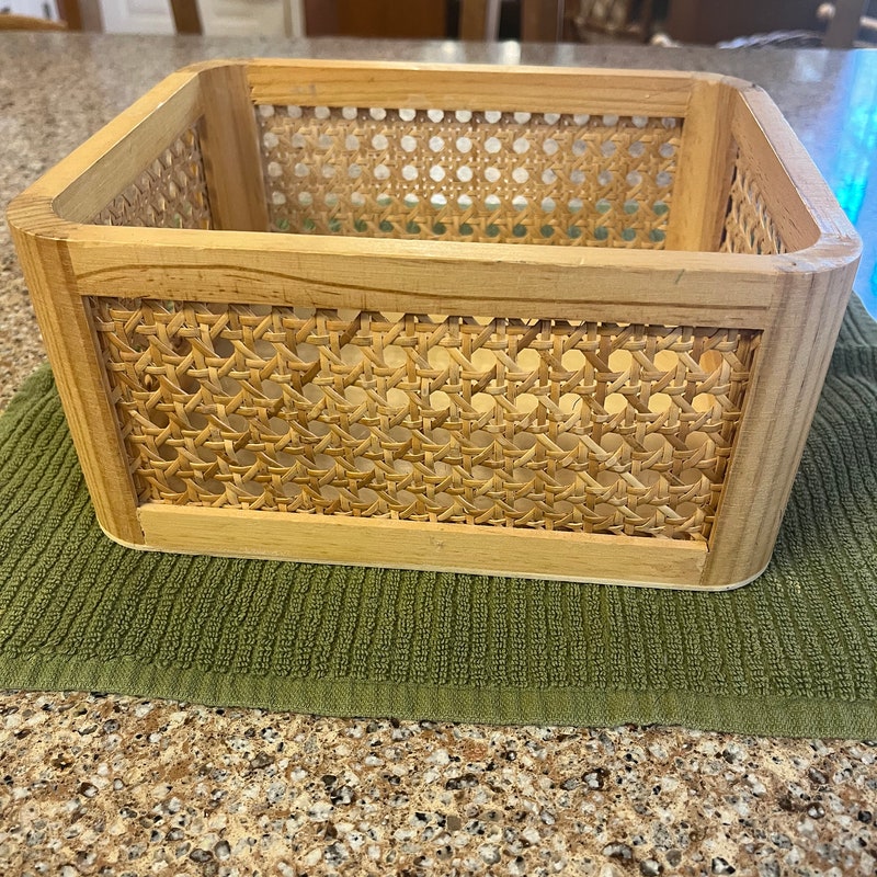 Cane Basket - Etsy